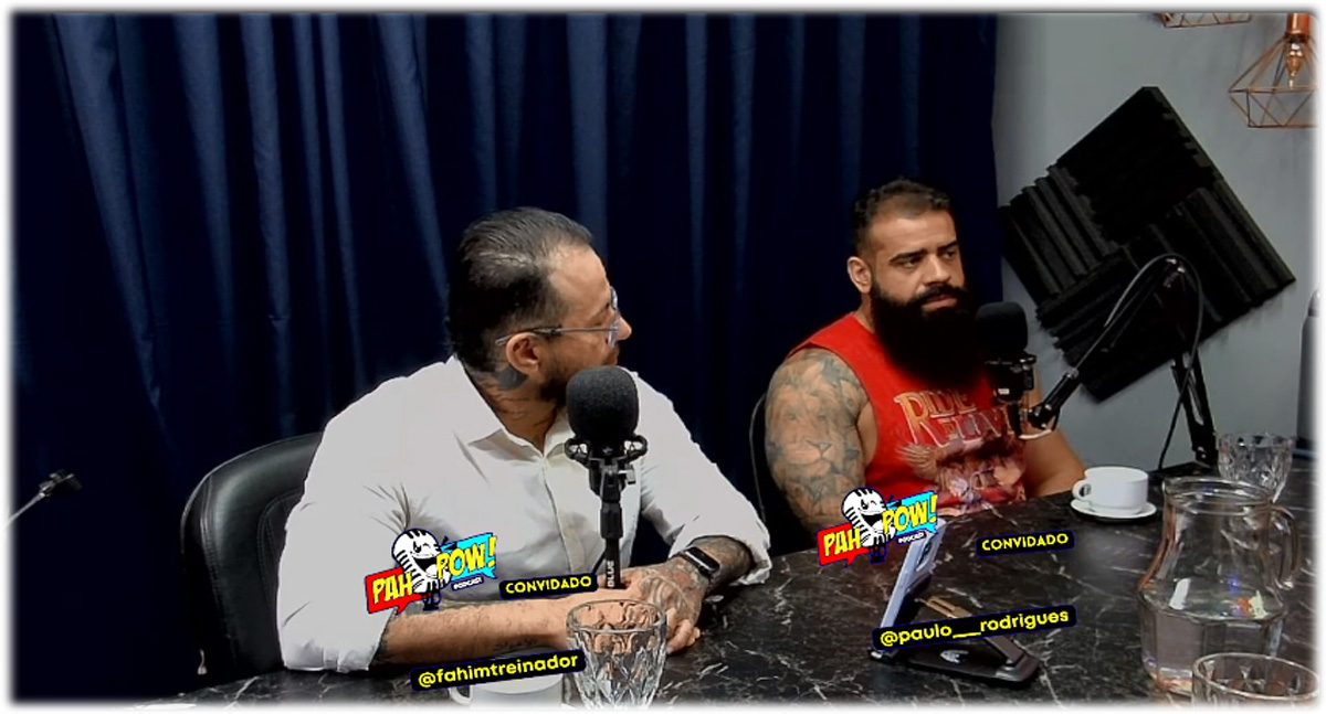 Paulo e Coach Fahim falam sobre vida saudável e bodybuilder no podcast ...